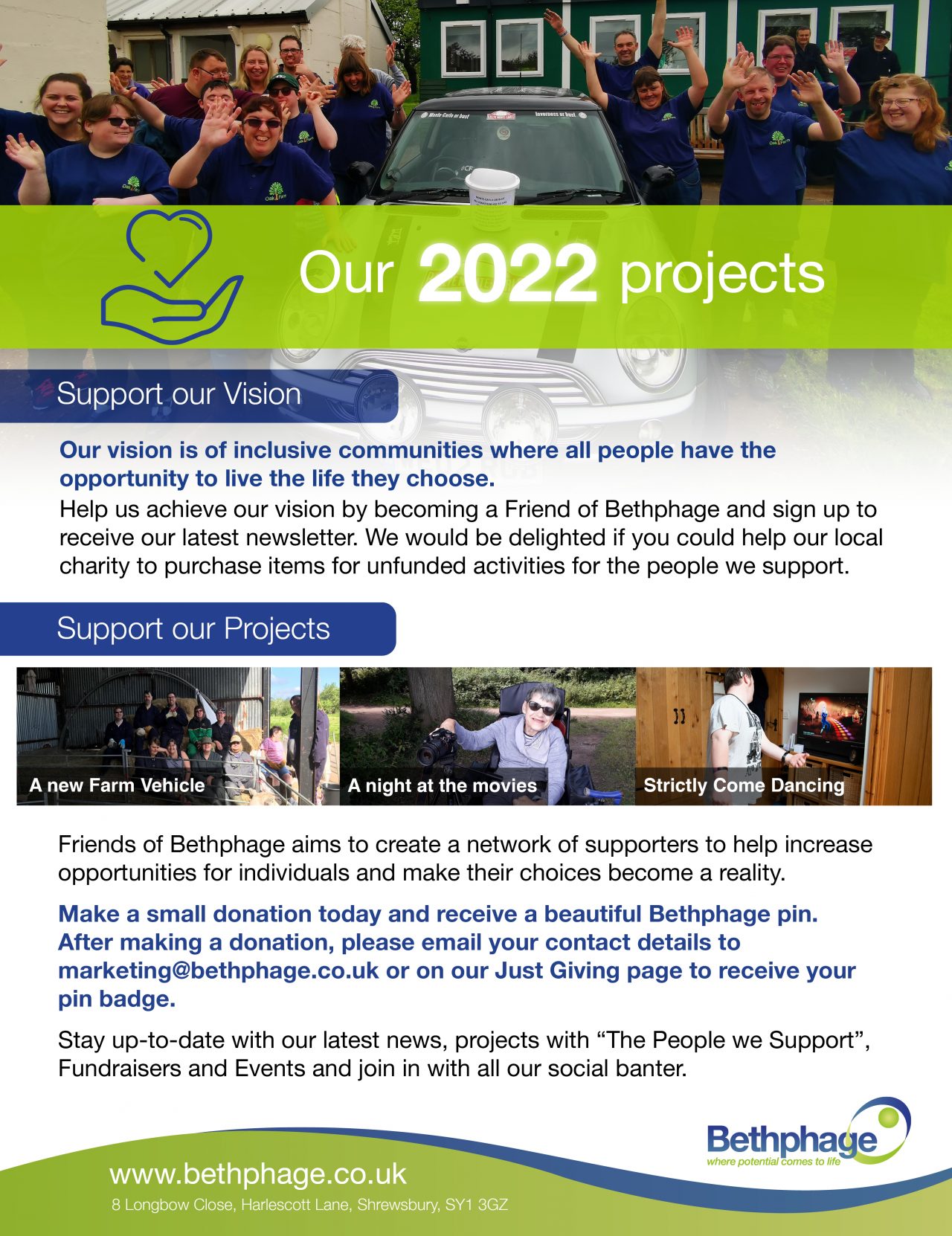 Support Friends of Bethphage in 2022 | Bethphage News